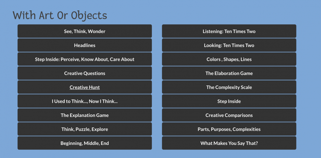 Project Zero's Thinking Routines All in one Place! Check out routines ...