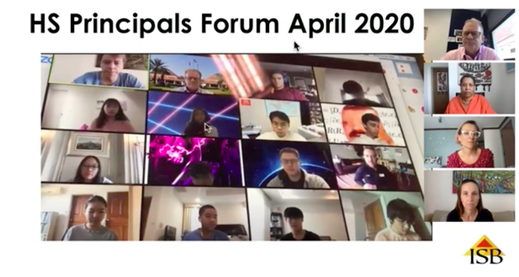 Principals Forum Webinar