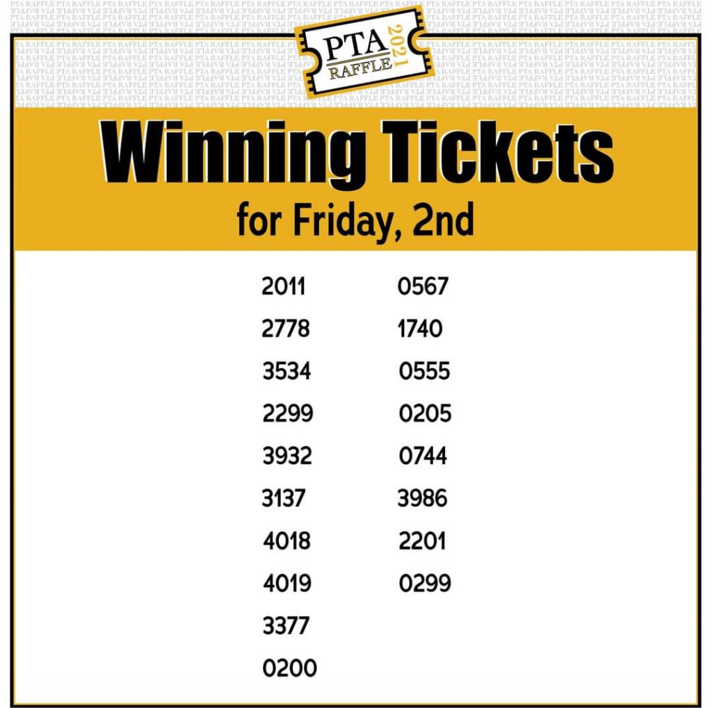PTA Raffle Prizes